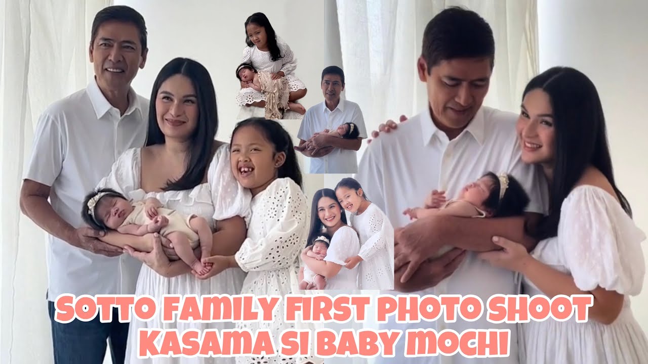 SOTTO FAMILY FIRST PHOTO SHOOT KASAMA SI BABY MOCHI ️ VIC SOTTO AT ...