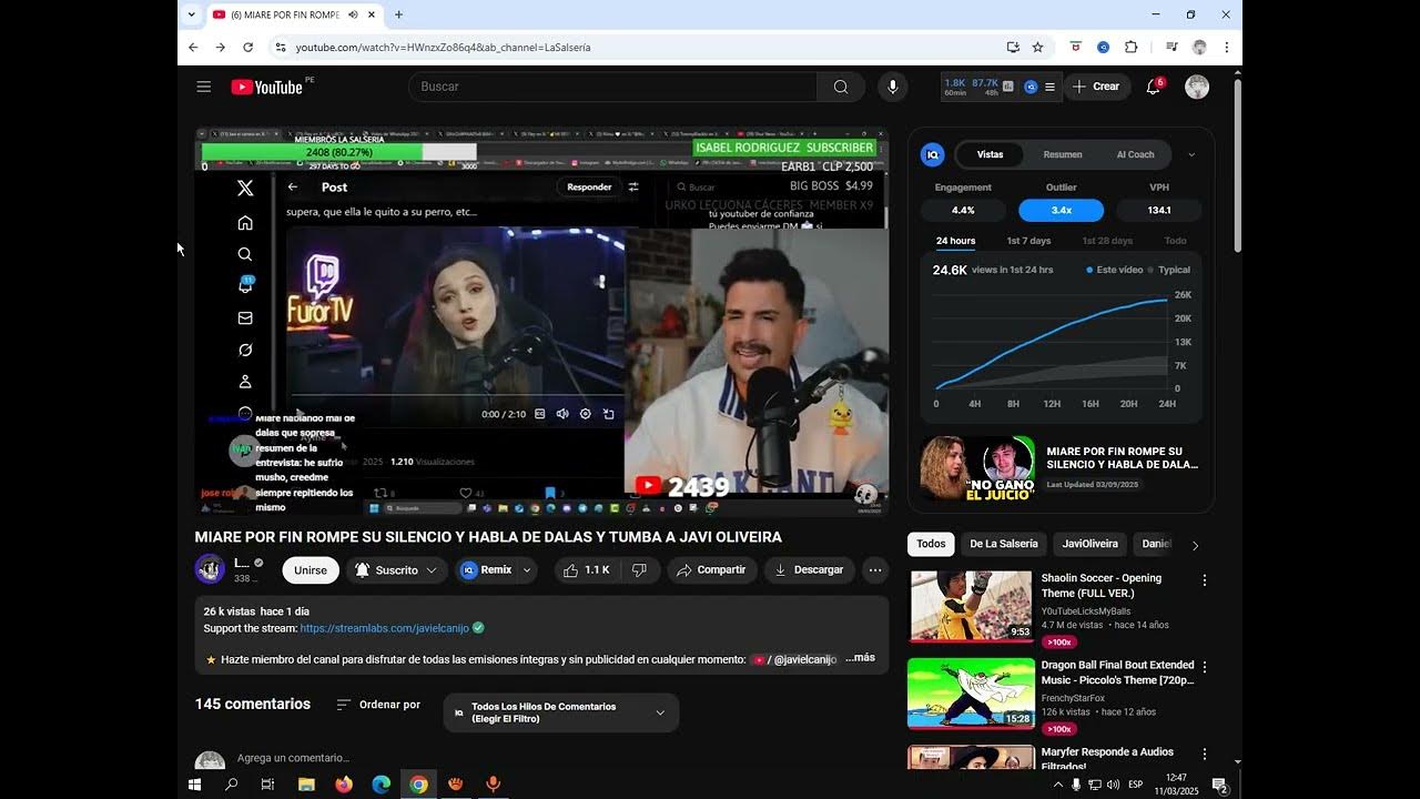 MIARE ROMPE su SILENCIO con DALAS en ENTREVISTA! SACAN los TRAPOS SUCIOS de GUIBEL y su EX ...