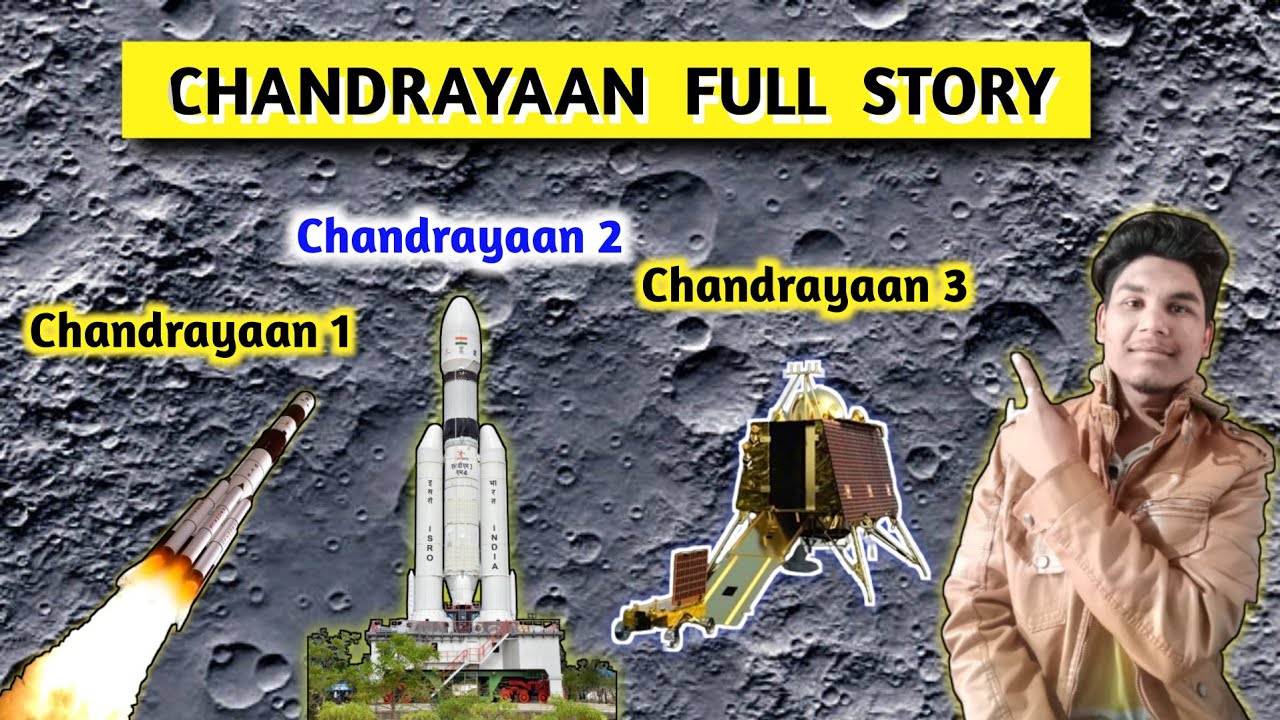 Chandrayaan 1,2,3 Mission Full Story || Chandrayaan Landing On Moon ...