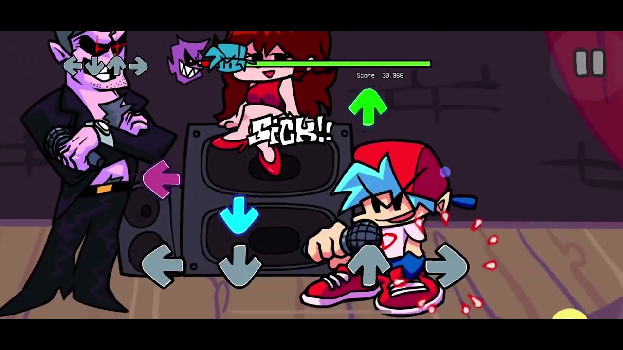 I did a fnf mod but died - YouTube