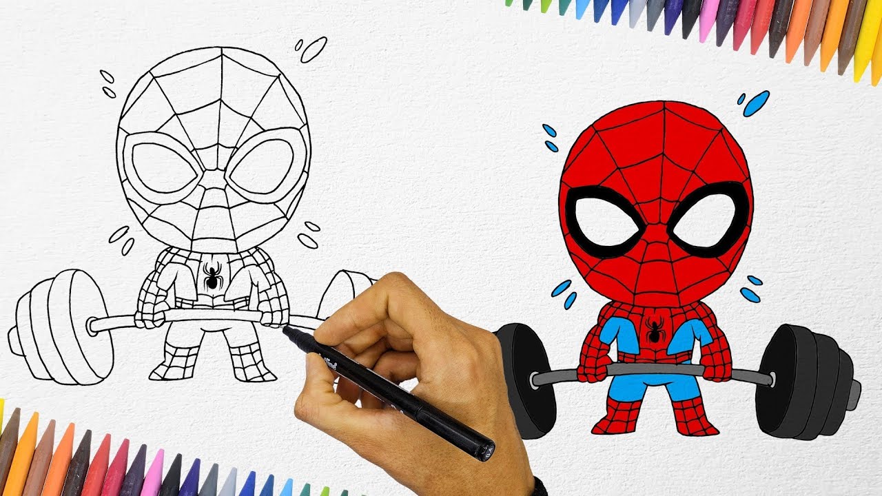 How to draw Spider-Man Sportsman step by step - YouTube