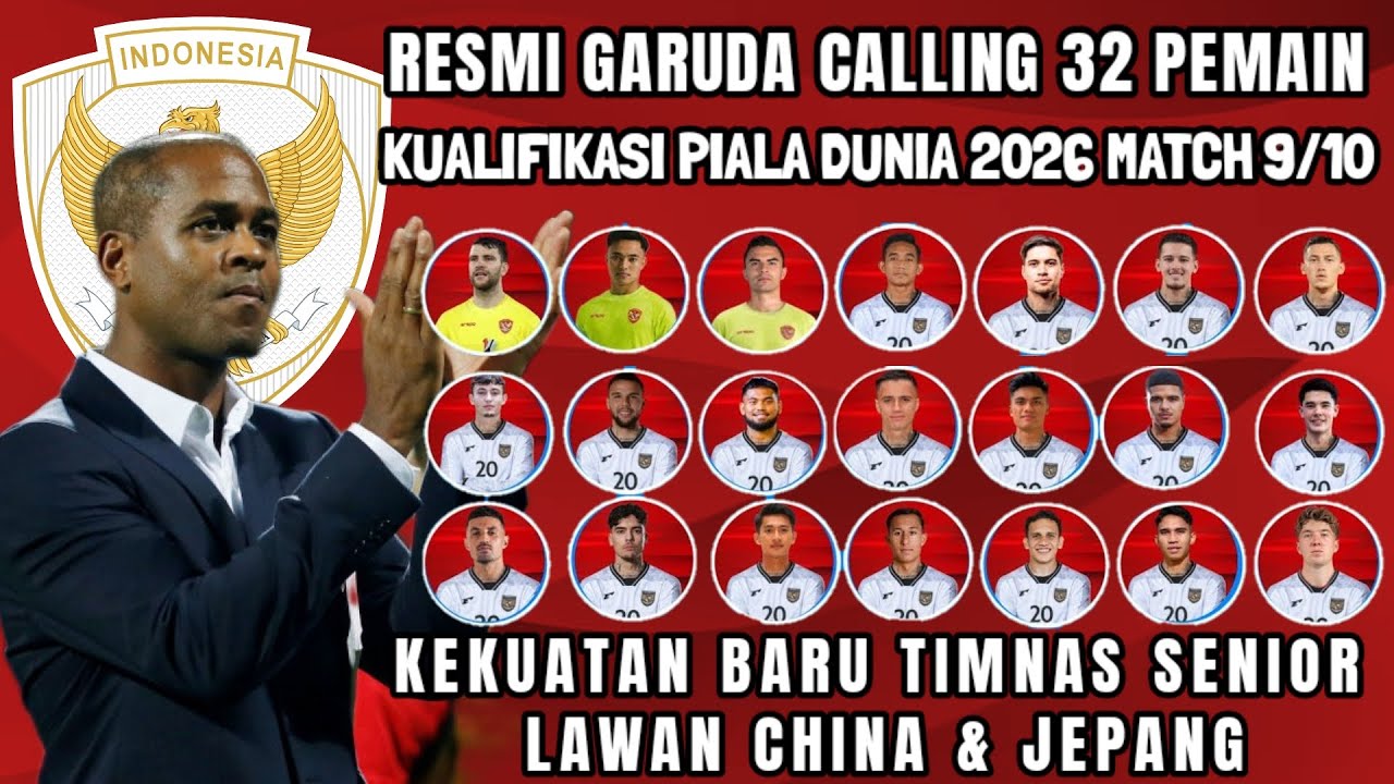 KEKUATAN BARU TIMNAS SENIOR!! DAFTAR 32 PEMAIN TIMNAS SENIOR ...