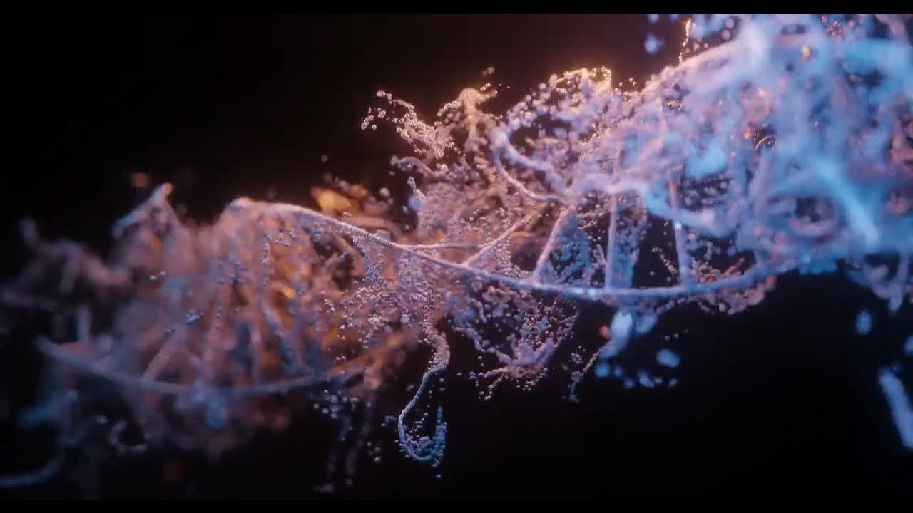 Helix DNA Particle Simulation 4K - YouTube