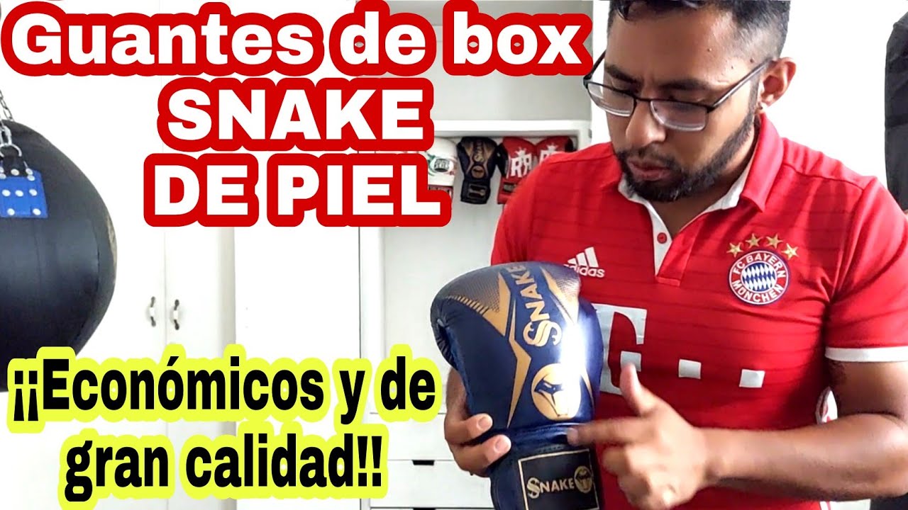 Los mejores guantes de box y en piel, calidad/precio SNAKE - YouTube