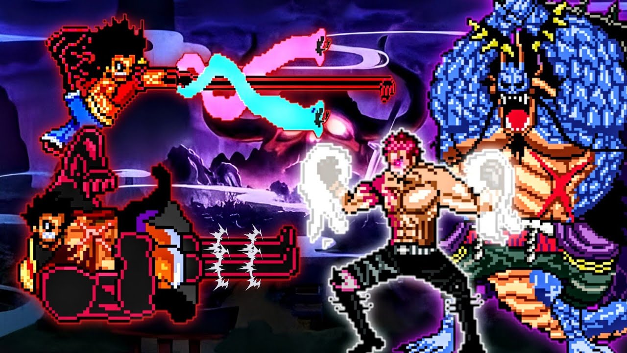 Luffy G4 Snakeman Oni OP & Luffy G4 Boundman Oni OP VS Katakuri V4 OP ...