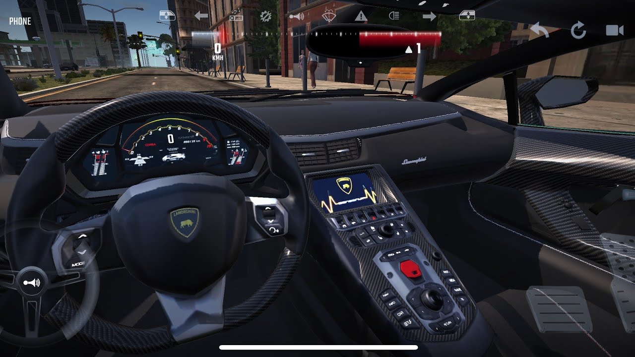 Ultimate Car Driving Simulator 2 | Lamborghini Aventador | Open World Car Driving Sim - YouTube