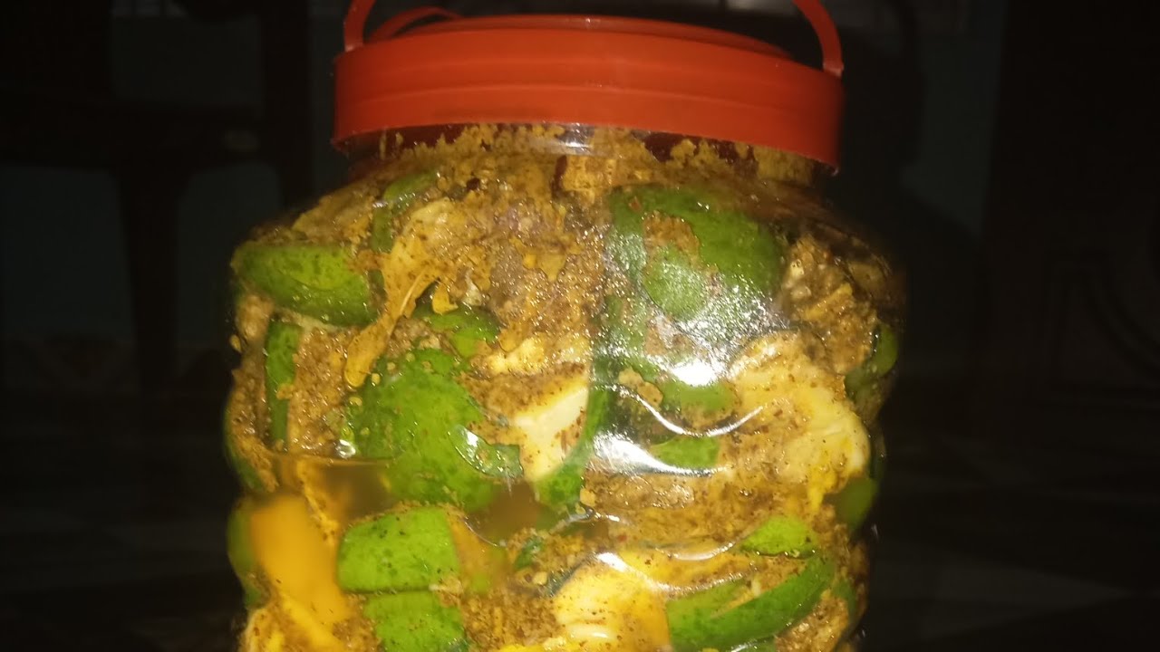 आँप को अचार Aap ko achar banaune tarika Aap ko achar nepali style - YouTube
