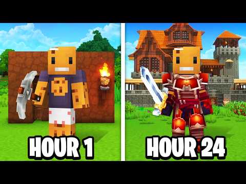 Surviving 24 Hours Straight on Hytale (Minecraft 2.0)