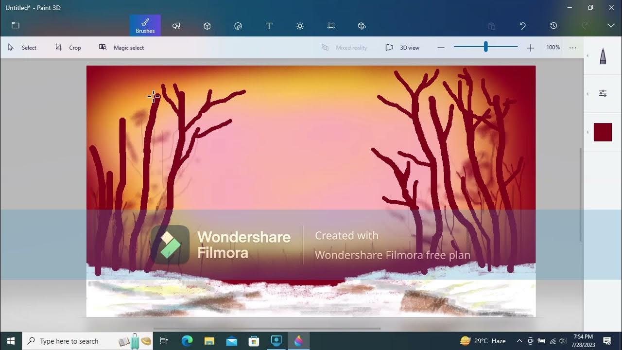 How to draw - in computer | Paint 3D tutorial | Paint 3D | computer ...