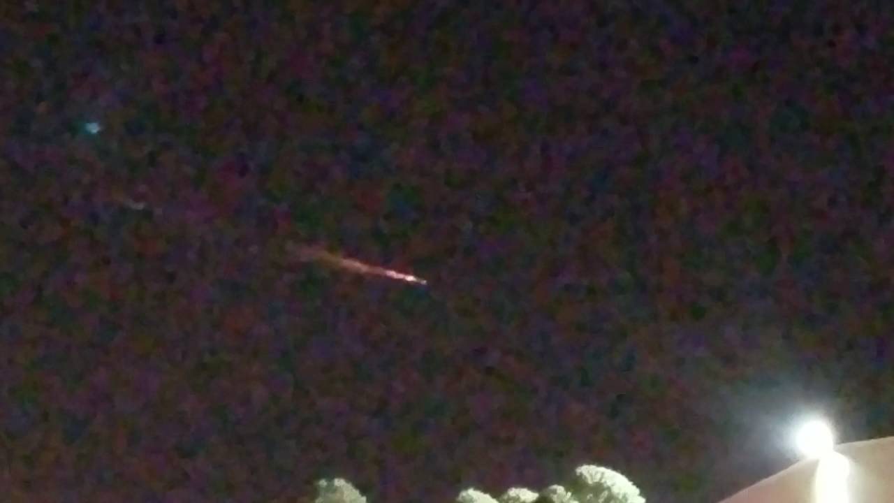 UFO meteorite flying over Las Vegas July 27th 2016 - YouTube