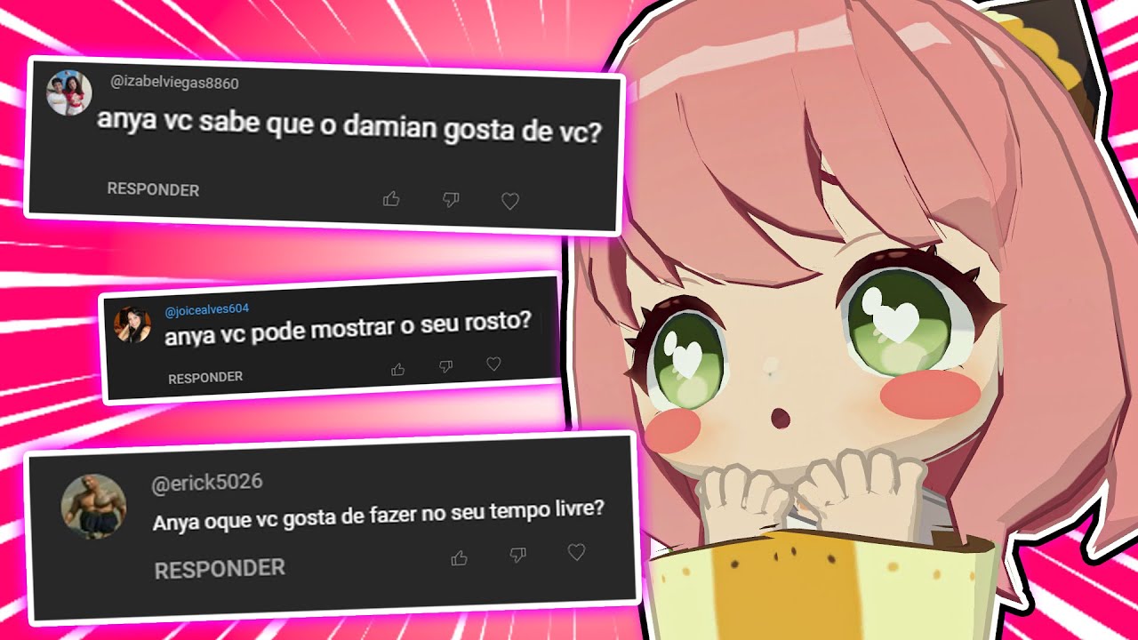 Baby Anya Forger Lendo Comentários no Spy x Family Vr - YouTube