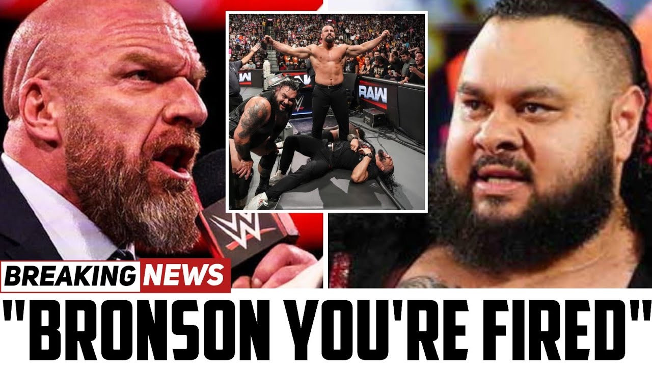 THIS IS UNACCEPTABLE!😱 TRIPLE H JUST FIRED BRONSON BREED & BRON REAKKER ...