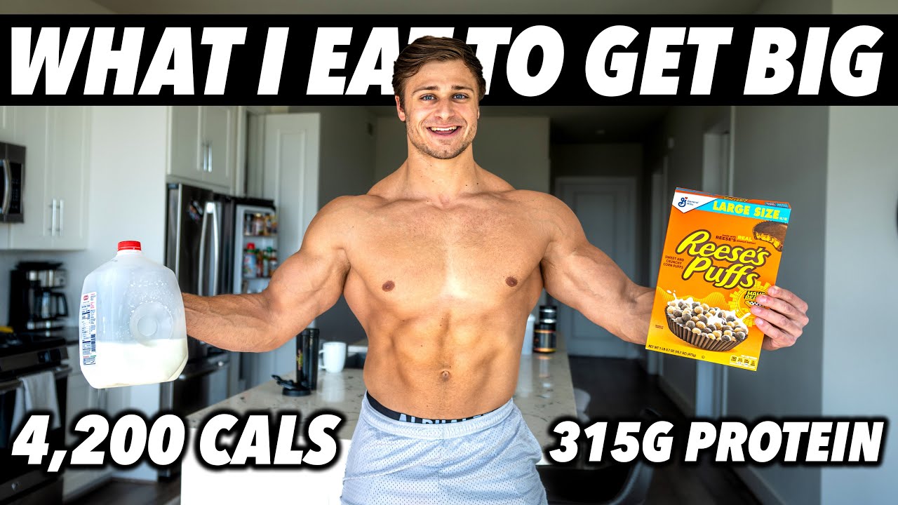 WHAT I'M EATING TO BULK TO 250 LBS BODYWEIGHT | 4,200 CALS PER DAY ...