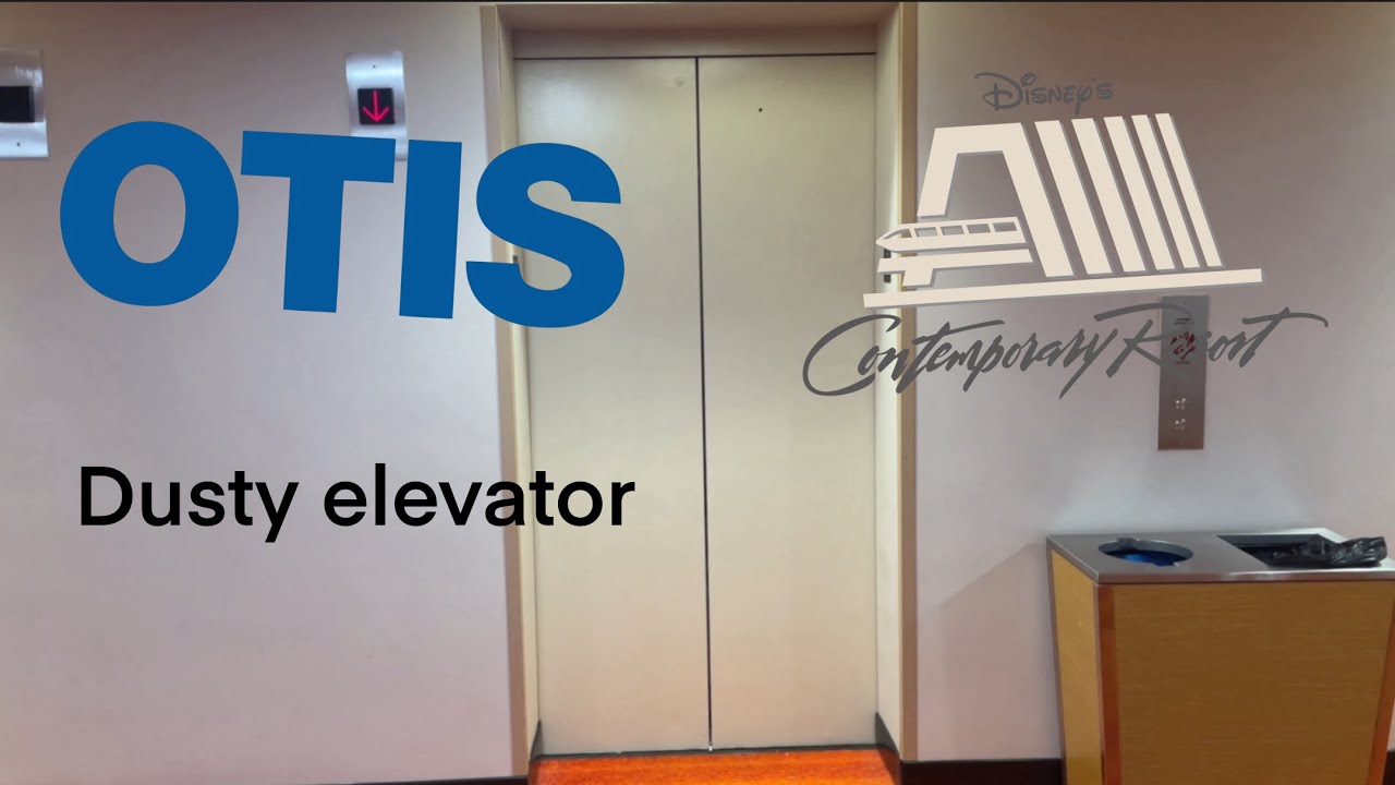 Dusty Modernized Otis series one traction elevator at Disney’s ...