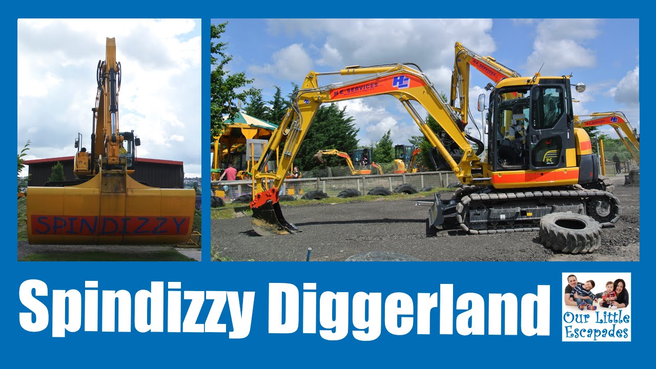 Spindizzy Ride at Diggerland Kent - Diggerland Kent Rides - YouTube