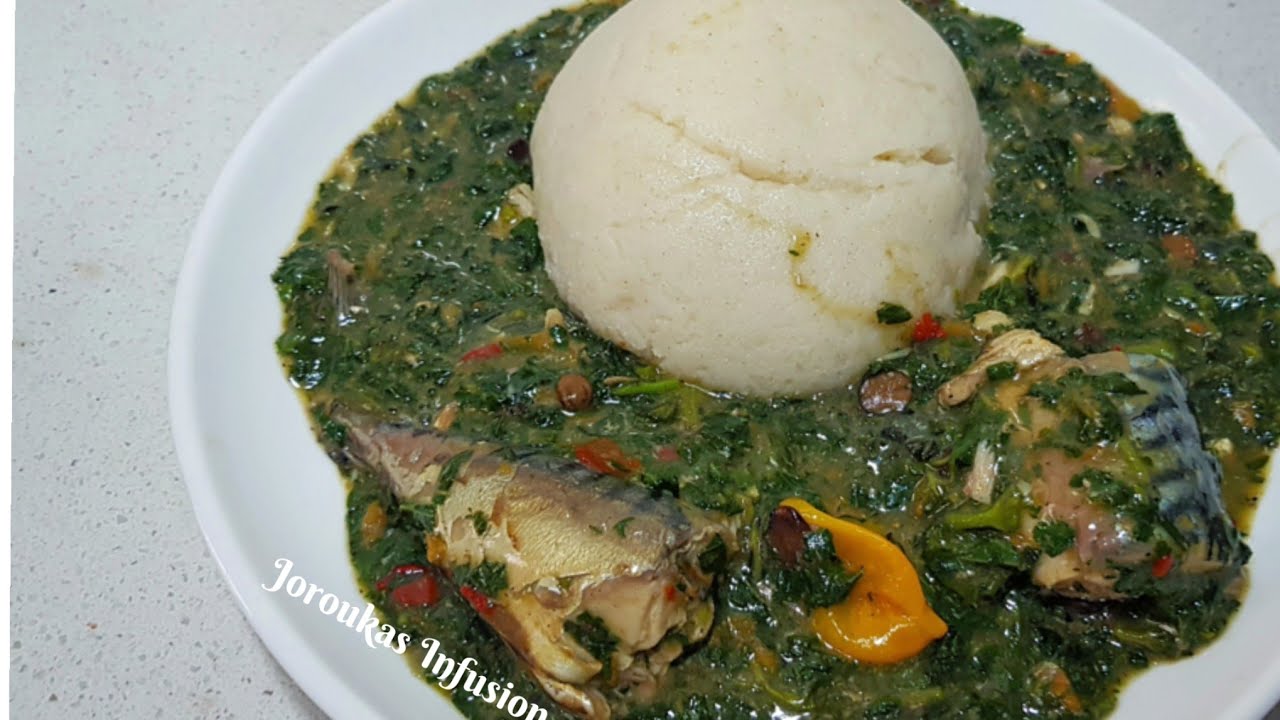 FRESH SESAME LEAVES DRAW SOUP. POPULAR NORTHERN NIGERIA MIYAN KARKASHI ...