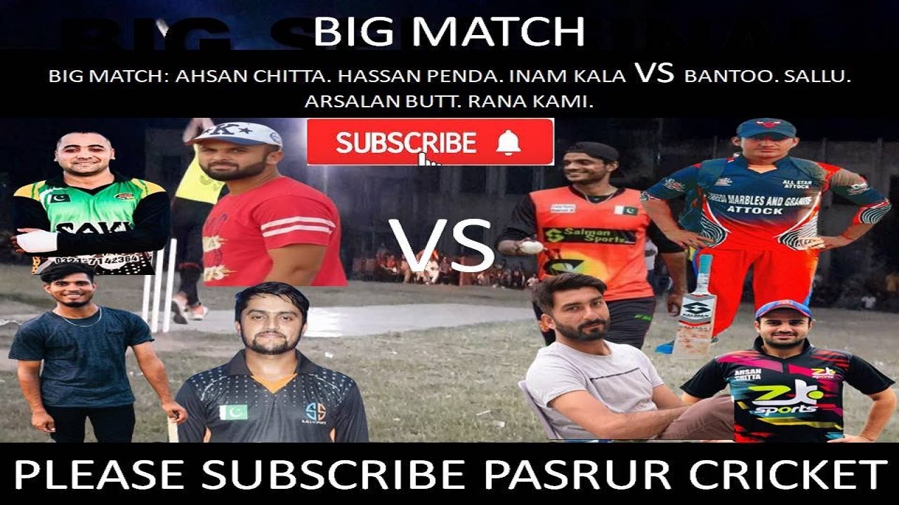 Ahsan.chitta Inam.kala Salman Lefty.Hassan Lahore vs Bantoo & arsalan ...