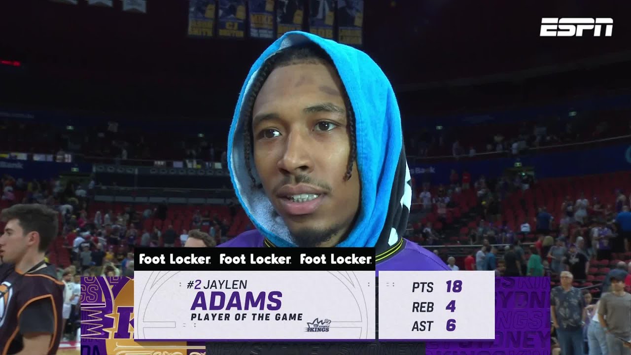 Jayden Adams post-game Interview R3 vs Perth Wildcats - YouTube