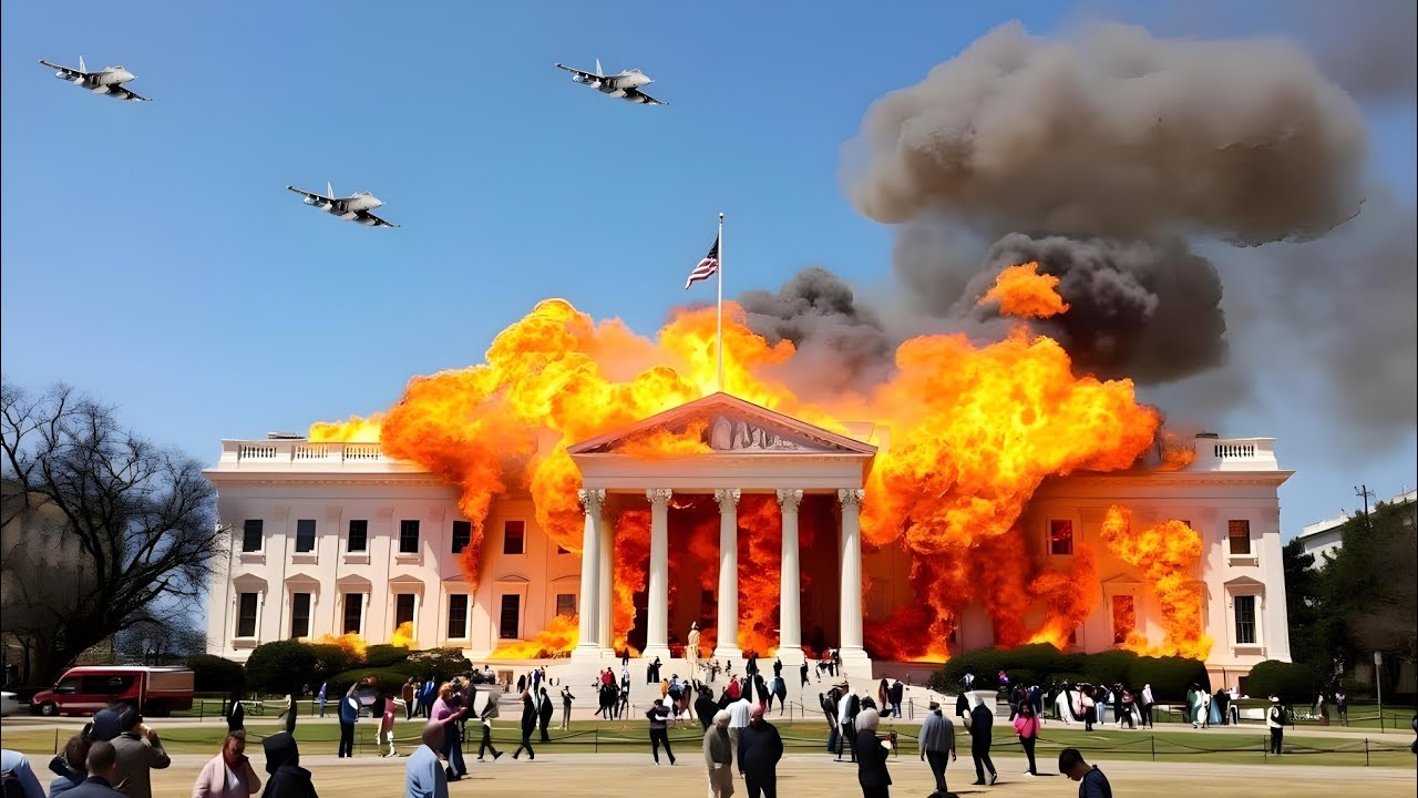 13 minutes ago, the US presidential palace in Washington was brutally ...