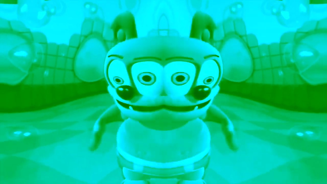 BLUE & GREEN & BACKWARDS & WOBBLY Bubble Up Gummibär MIRROR REQUEST ...