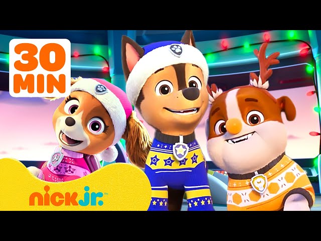 PAW Patrol Celebrate Christmas & Holiday Rescue Missions! 🎅🛷 | 30 ...