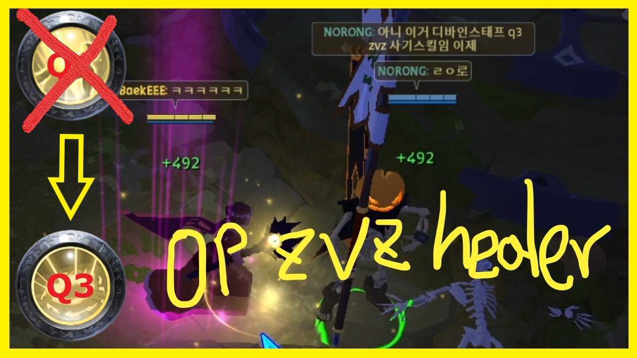 [ZVZ] The MOST OP healing ZVZ build in Albion online!! - YouTube