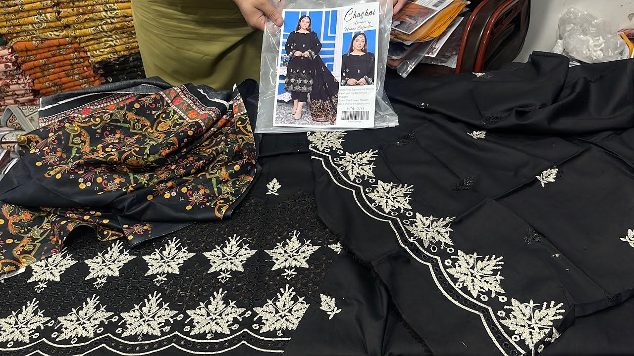 original brand chashni Luxury EID collection|Unstich lawn 3pc Sale|J ...