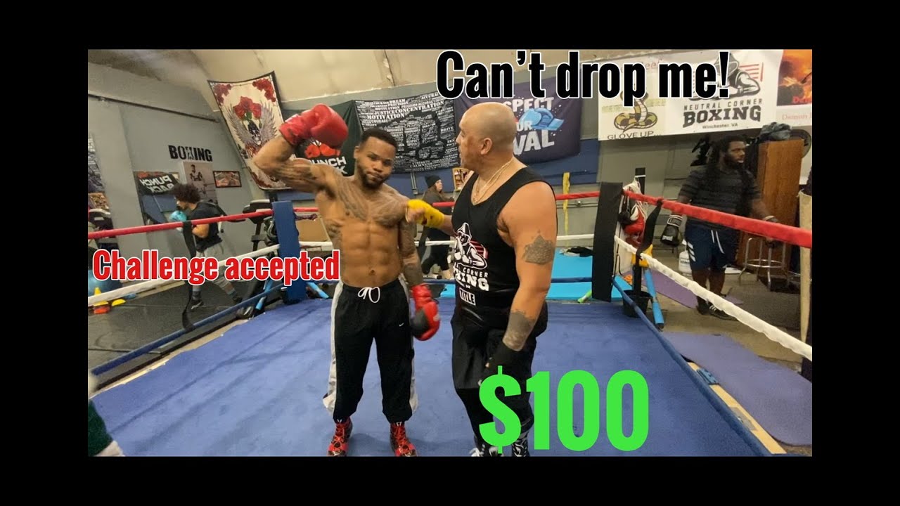 STOP RUNNING AWAY BOXING CHALLENGE pt 2 |He accepted the challenge ...