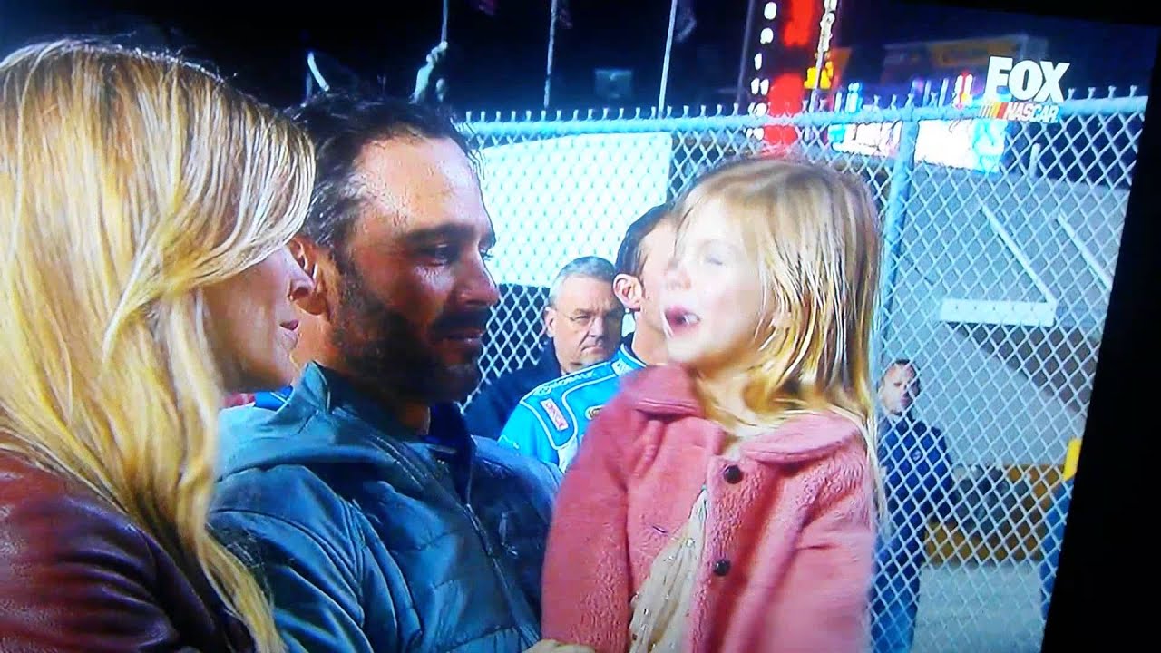 Jimmie Johnson daughter sings. (NASCAR) - YouTube