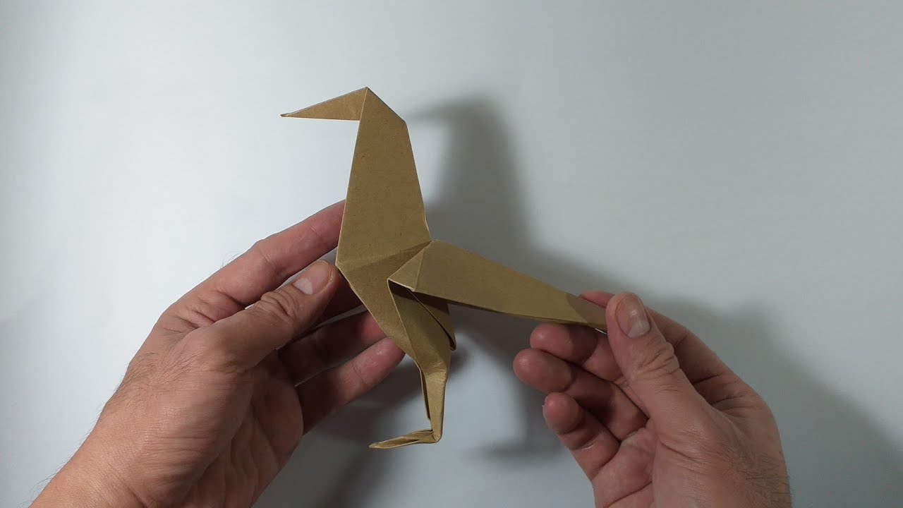 Origami Raven (TUTORIAL) - YouTube