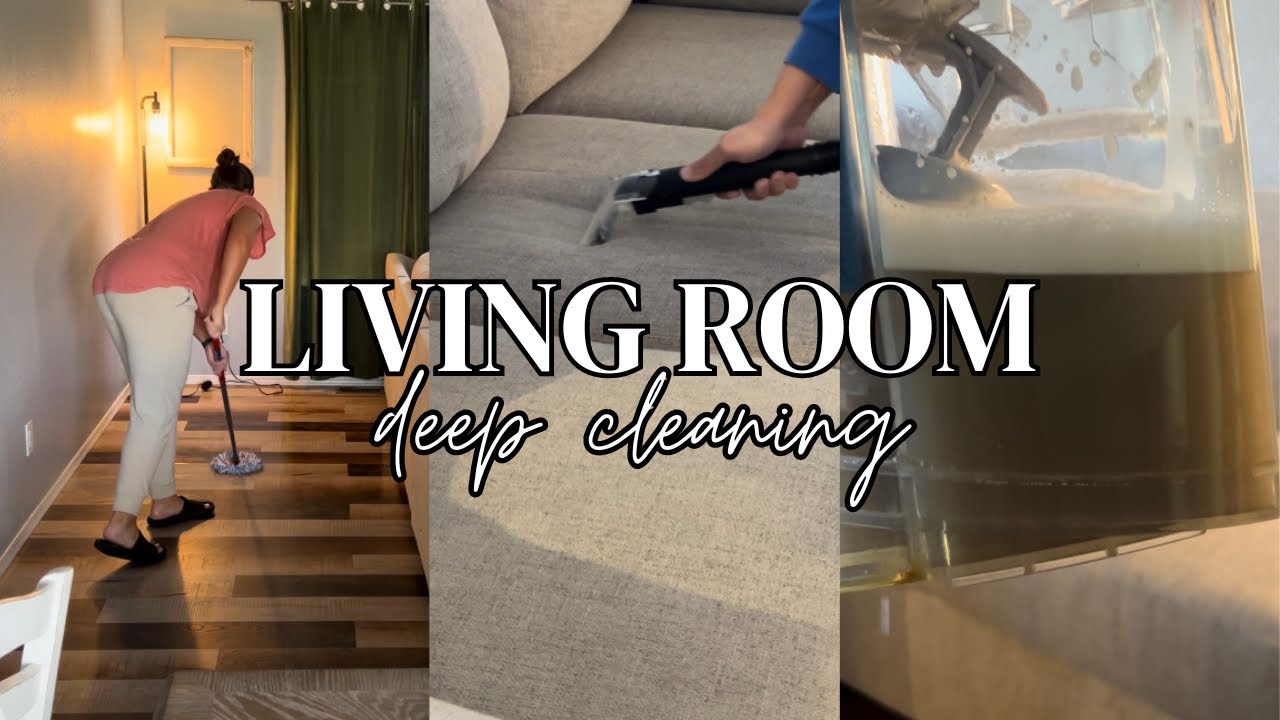 LIVING ROOM DEEP CLEAN!! DINING ROOM DEEP CLEAN!! CLEAN WITH ME ...