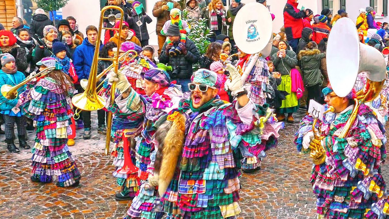 Pfullingen Germany Fasnet. Gruppen Scheulerwald, Rommelsbach, Staig ...