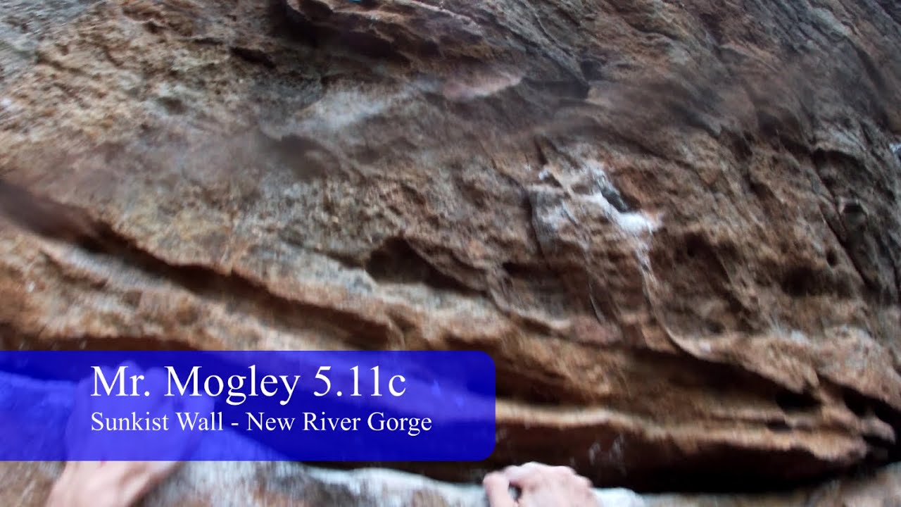 Mr. Mogley 5.11c - New River Gorge - YouTube