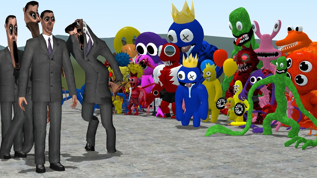 NEW OBUNGA NEXTBOT NPC VS ALL ROBLOX RAINBOW FRIENDS In Garry's Mod ...