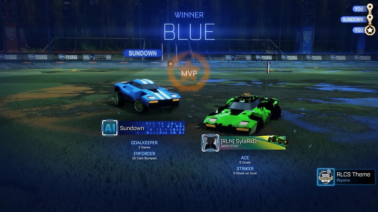 RLCS THEME - PSYONIX | PLAYER ANTHEM & MVP | ROCKET LEAGUE - YouTube