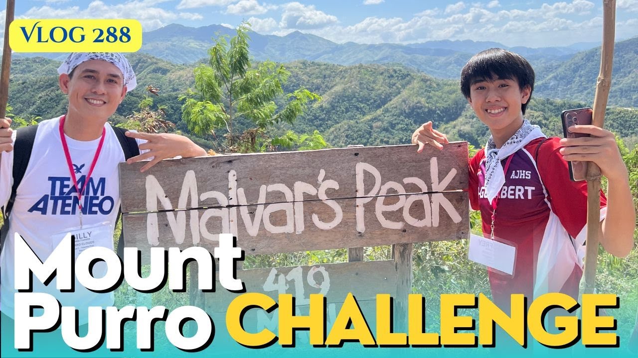 Unforgettable Bond Ateneo Father Son Conquer Mt Purro - YouTube