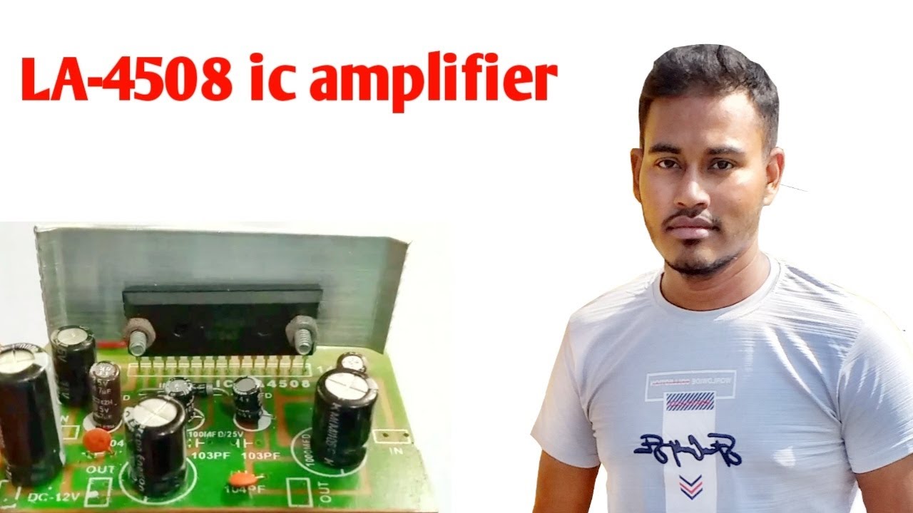 4508 ic amplifier circuit || how to make la4508 ic amplifier circuit ...