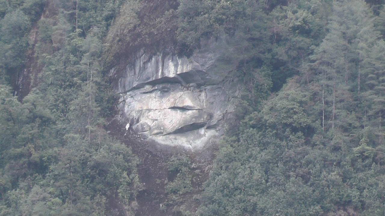 Hanuman Face Rock Menchukha village - YouTube