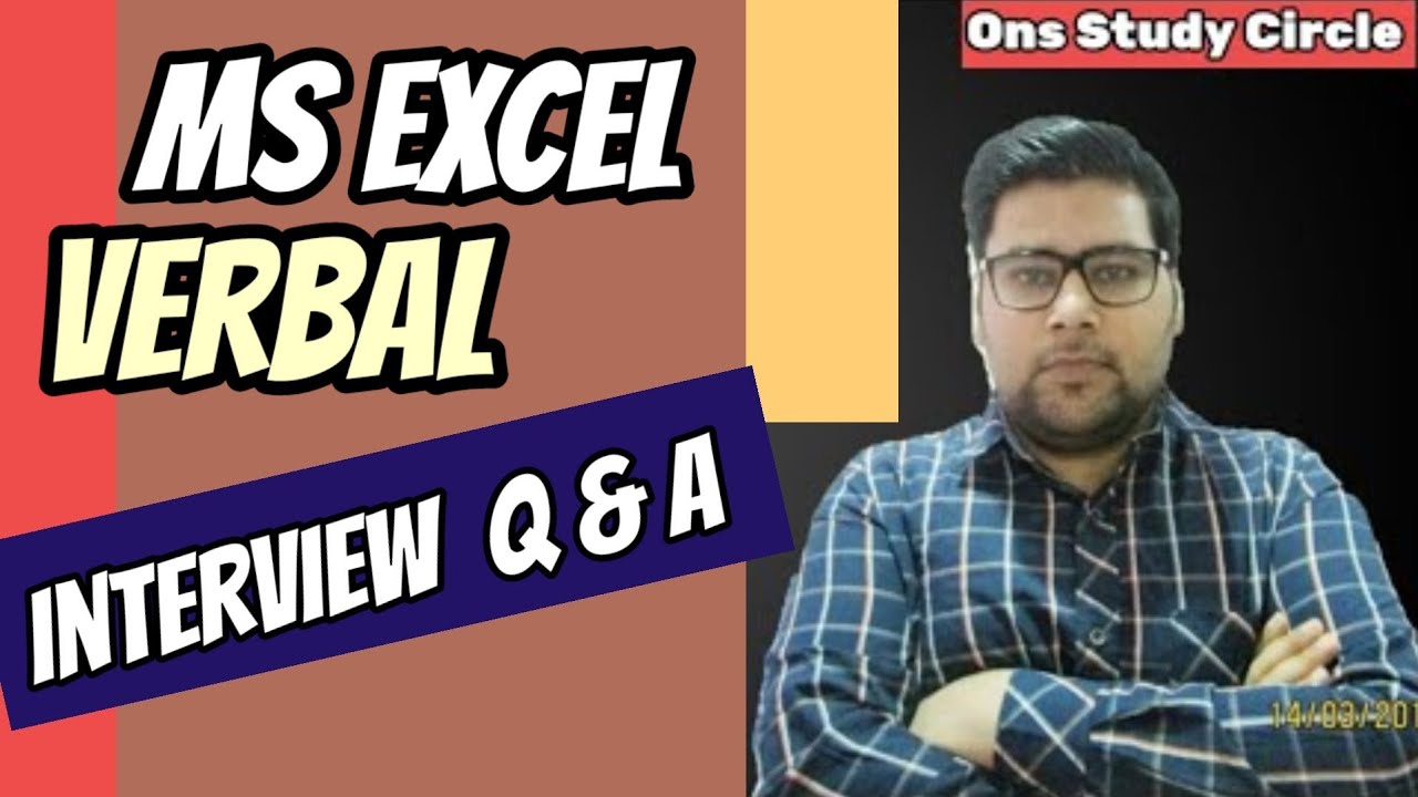 MS Excel Interview Questions And Answers - YouTube