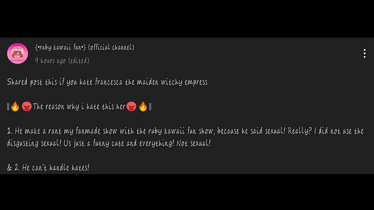 Ruby Kawaii Fun #CAUGHTIN4K For Hating Me! - YouTube