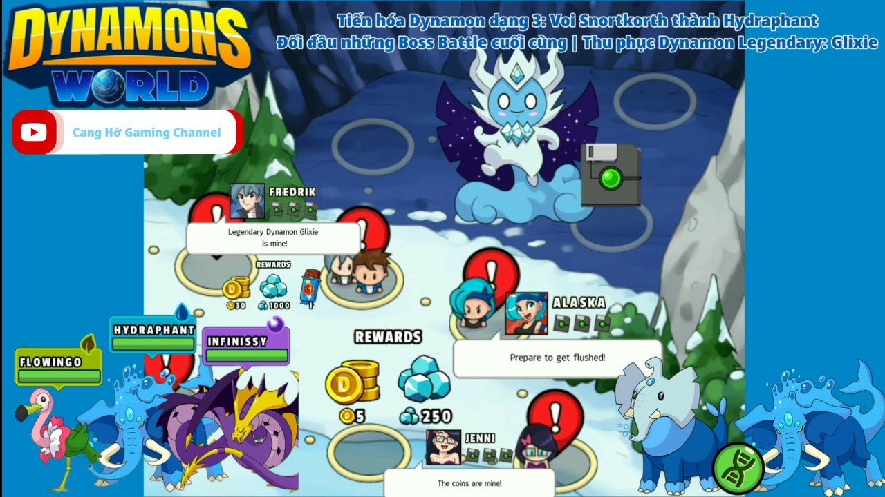 Dynamons World #41 - Tiến hóa Dynamon dạng 3: Snortkoth thành ...