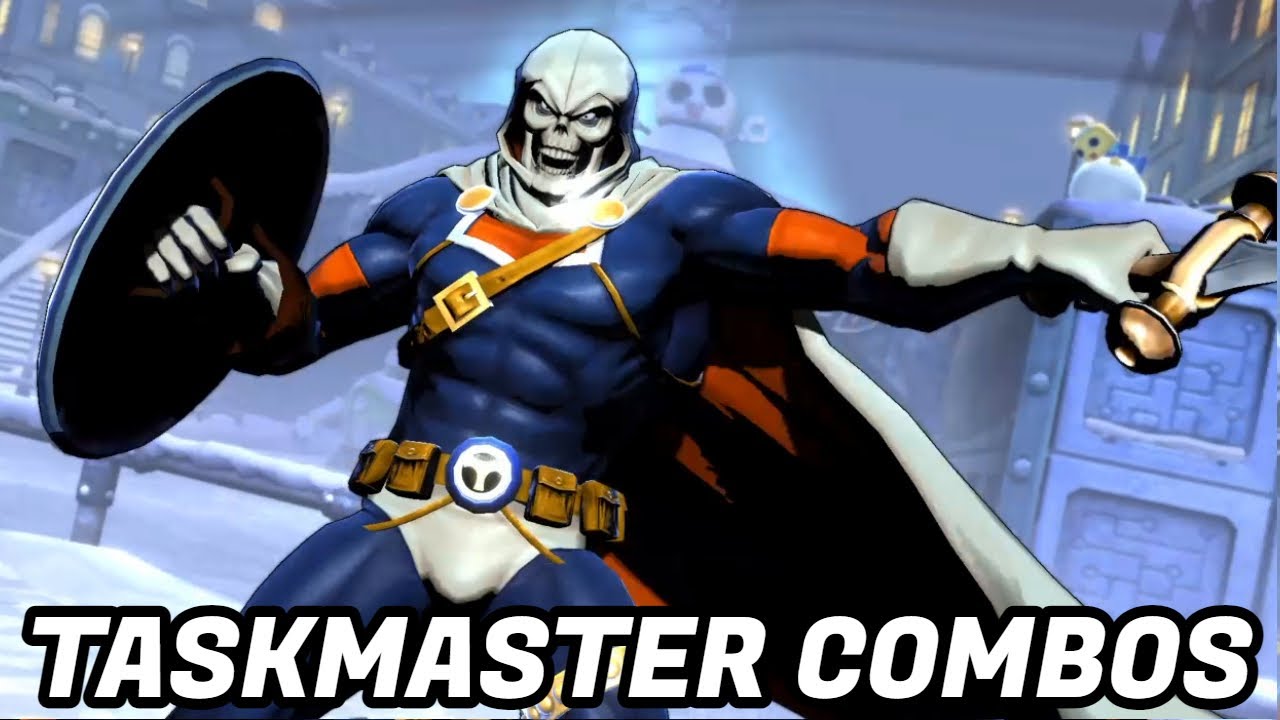 UMVC3 - TASKMASTER SOLO COMBOS! - YouTube