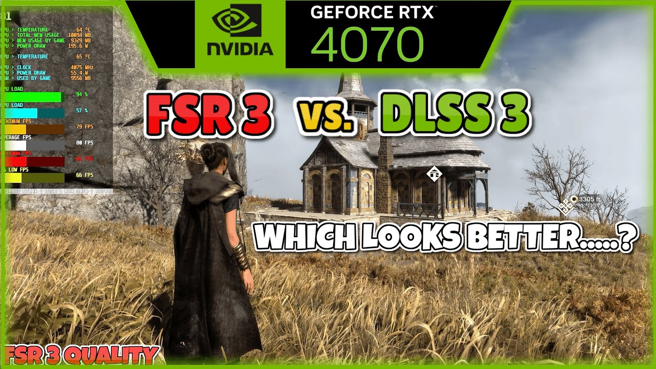 FORSPOKEN : (FSR 3 vs. DLSS 3 QUALITY COMPARISON) ON RTX 4070 - YouTube