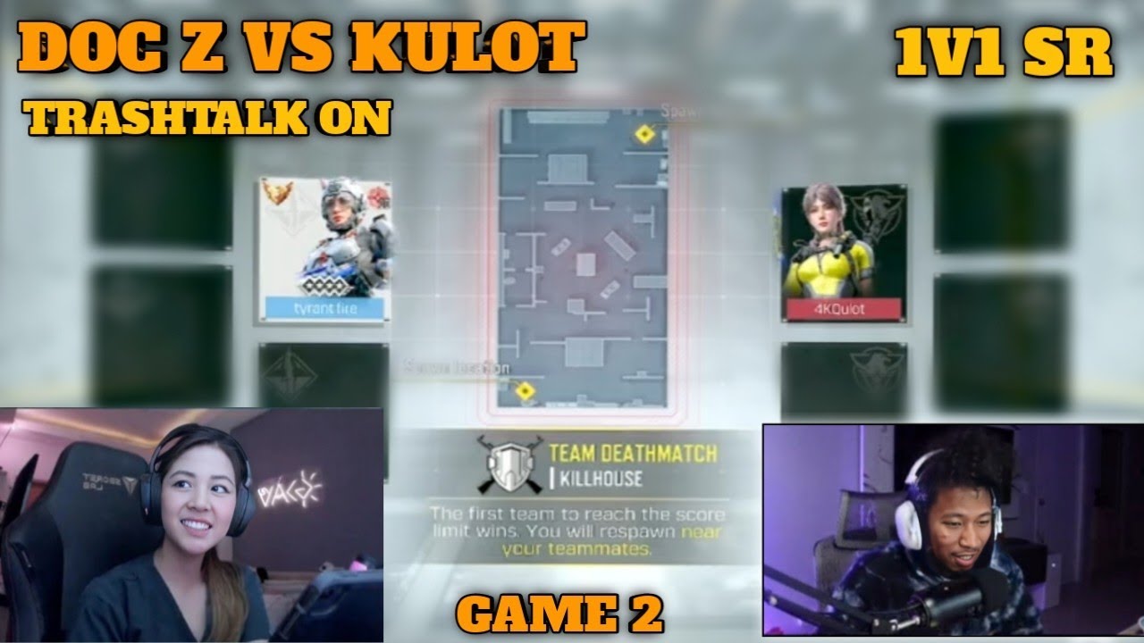 DOC Z VS KULOT GAME 2 | CALL OF DUTY MOBILE 1V1 SR | - YouTube