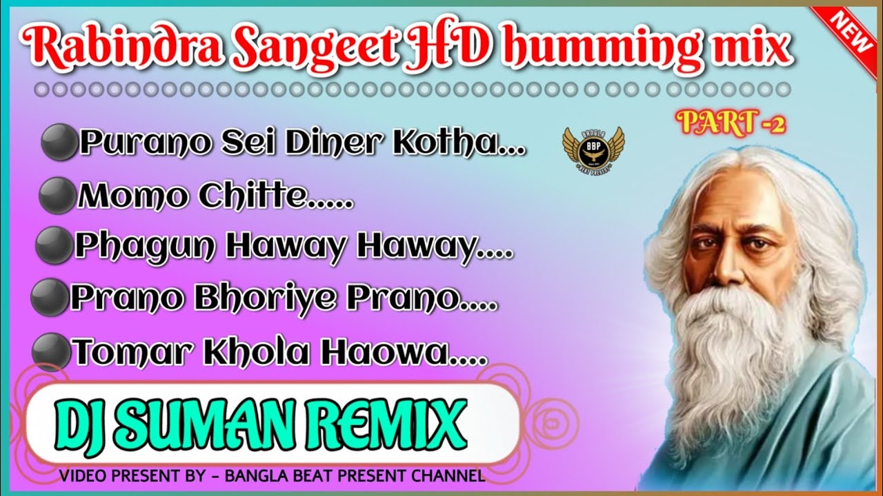 Rabindra sangeet dj | HD humming mix | part 2 full album @BBP2022 - YouTube
