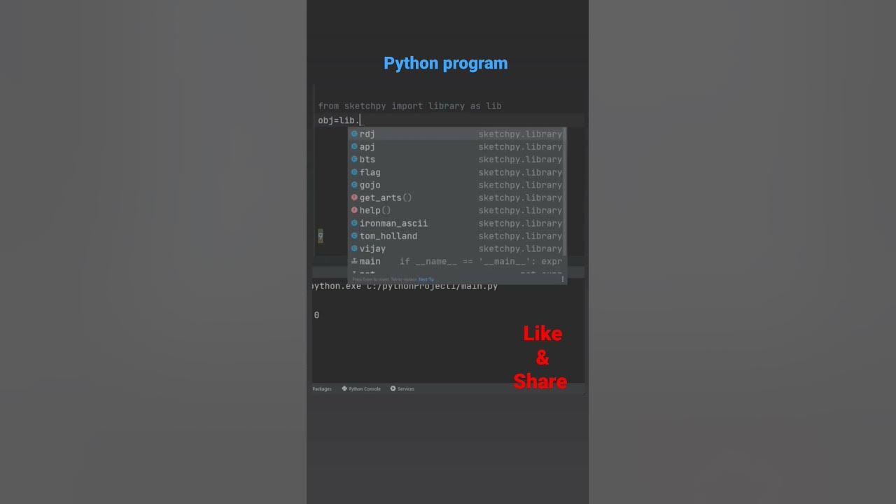 Vijay Thalapathy💥 Sketch Using Python Program Youtube