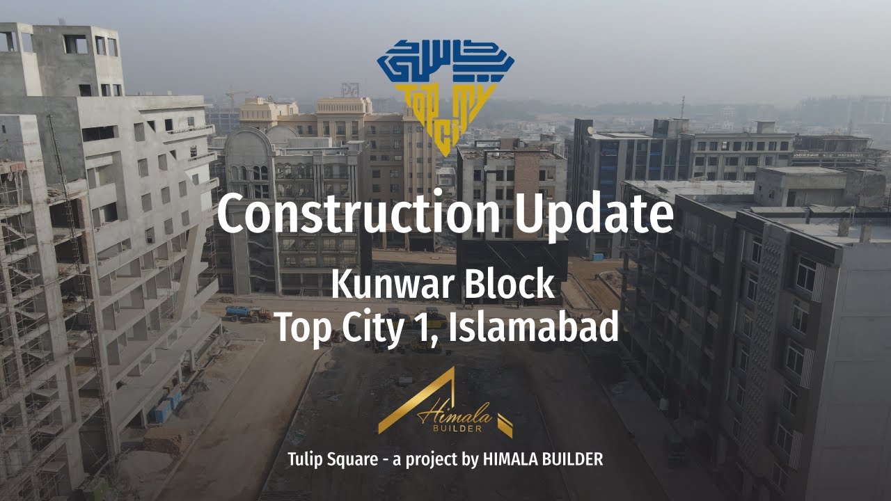 🚧 Road Construction Update: Kunwar Block, Top City 1, Islamabad 🚧 - YouTube