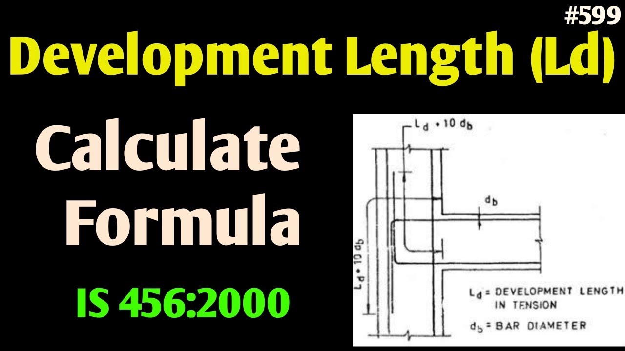 Ld Development Length Calculate Formula How To Calculate ld-development-length-calculate-formula-how-to-calculate