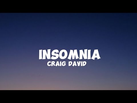 Craig David - Insomnia ( cover song with lyrics video) - YouTube