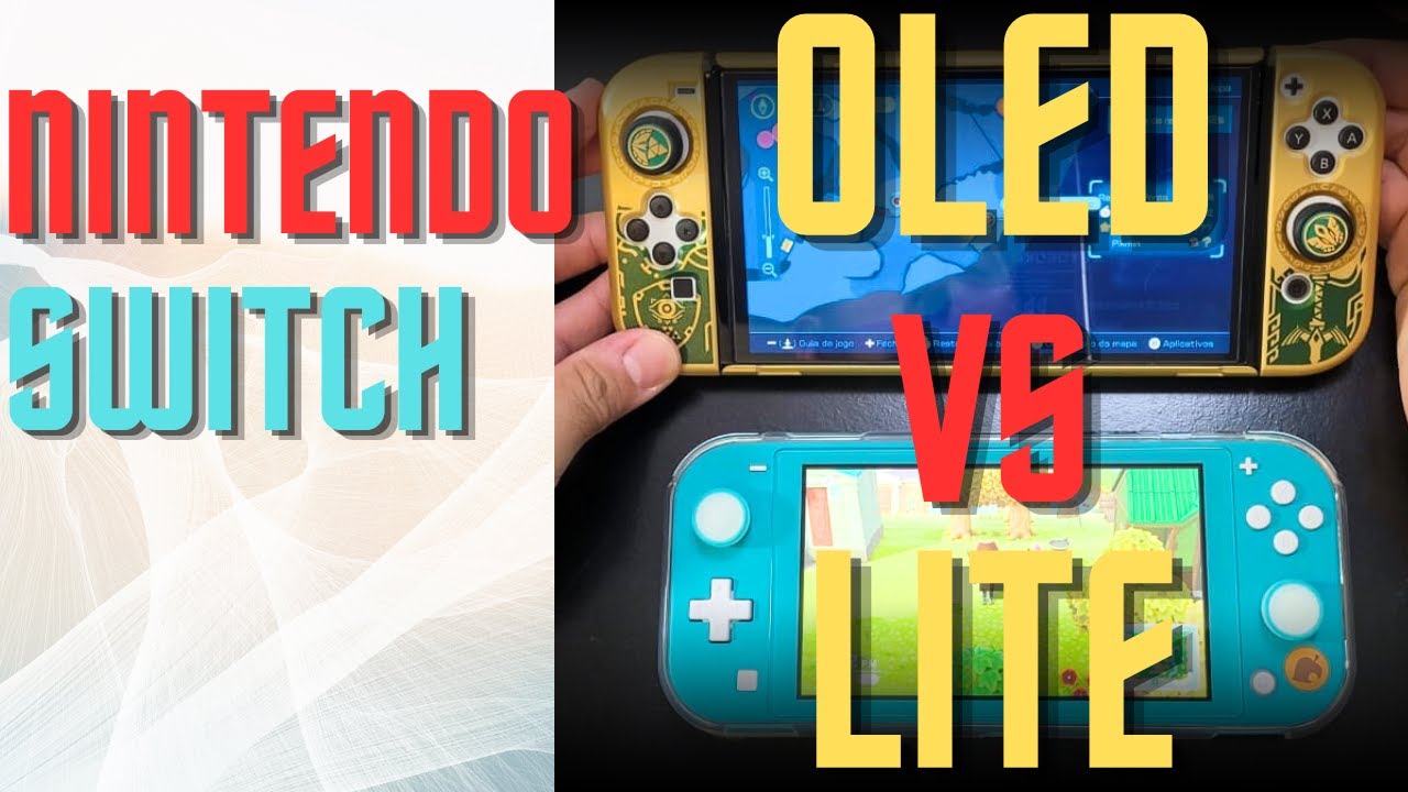 Nintendo Switch OLED VS Lite - Comparando principais diferenças - YouTube